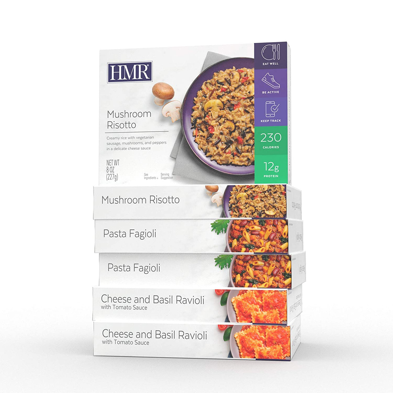 HMR Vegetarian Medley Entree Variety Pack: - 6 Meals