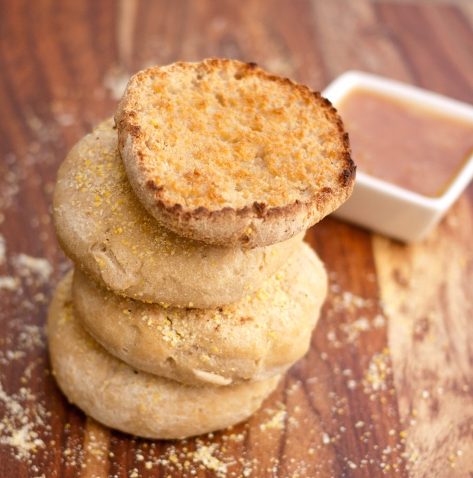 Corn English Muffins - 1 Case 6 bags - Gluten Free, DF, Vegan