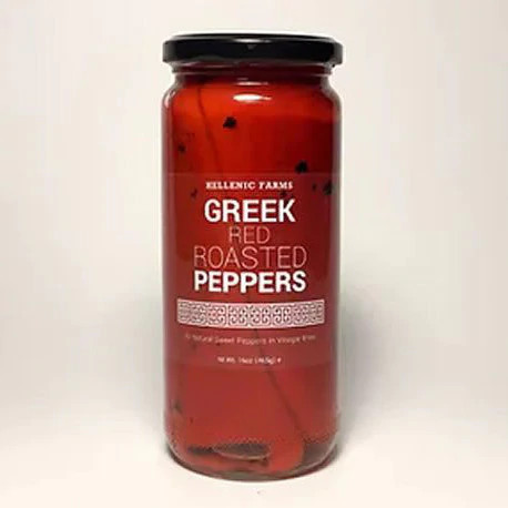Greek Roasted Red Peppers - 6 Pack