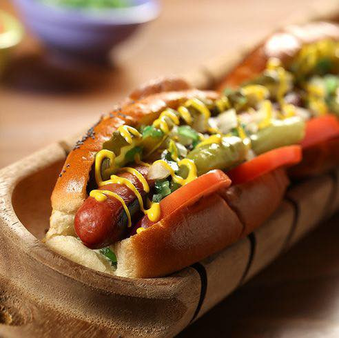 Farmland Gold Medal Foot Long Beef Hot Dog - 6:1 - 10 lb