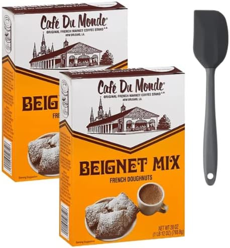 Cafe Du Monde Beignet Mix French Doughnuts Bundle Kit - Includes Two (2 ...