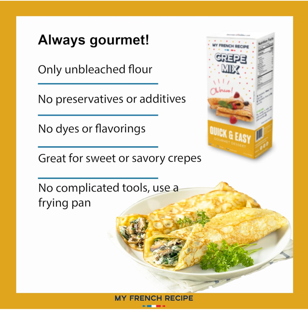 My French Recipe - French Favorite Baking Mixes Variety Pack Cake Mix ...
