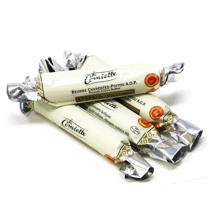 La Conviette Mini French Butter Roll, Unsalted - includes 40