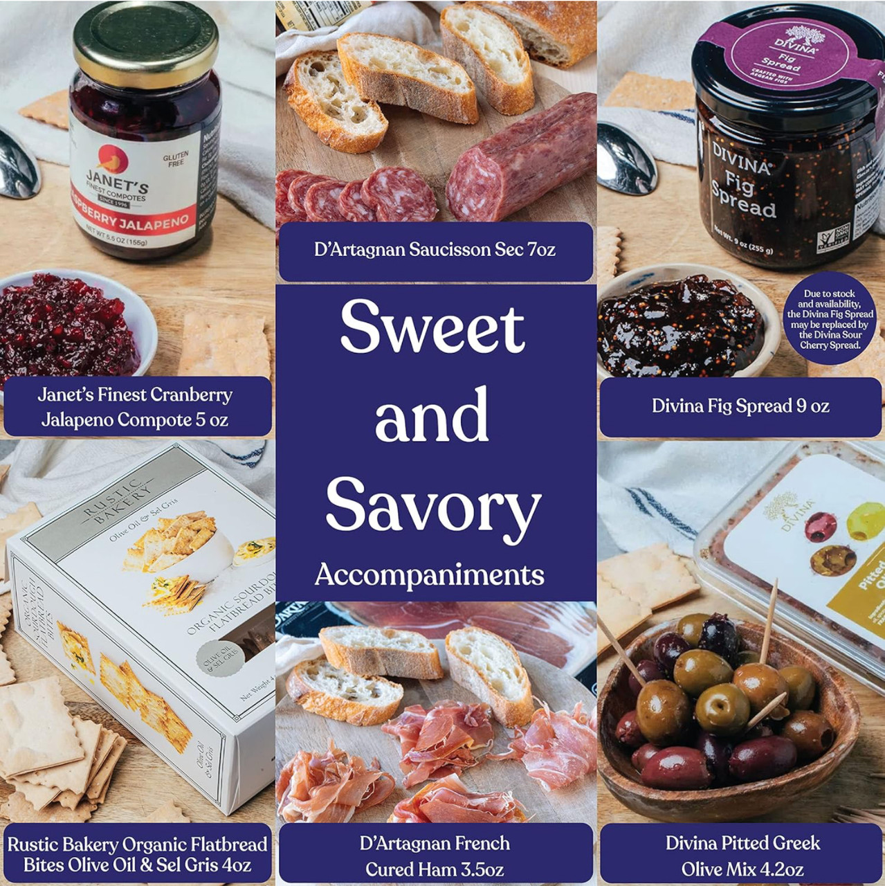 Ultimate Box, Cheese Platter with 6 Gourmet Cheeses and 6 ...