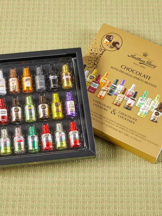 Anthon Berg Chocolate Liqueur Bottle Variety Box