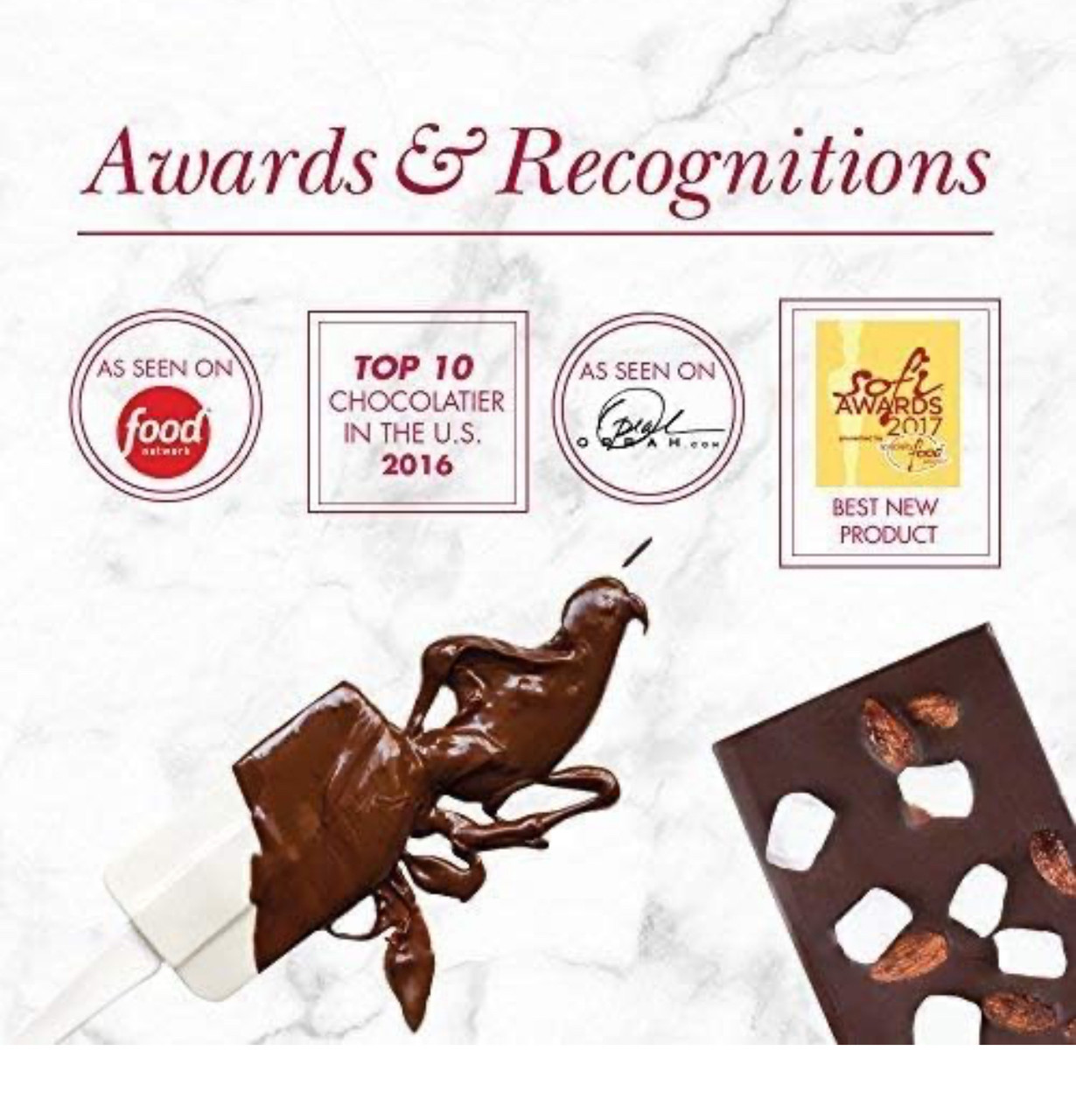 Chuao Chocolatier Taste the Joy Mini Gourmet Chocolate Bar Gift Box ...