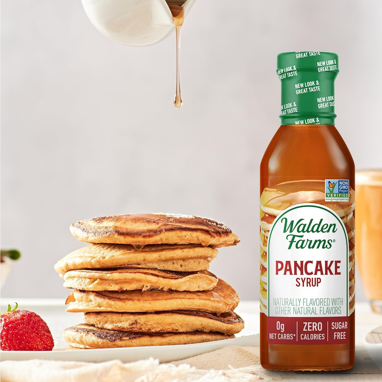 Walden Farms Pancake Syrup - Zero Calorie, Sugar-Free, Keto-Friendly ...
