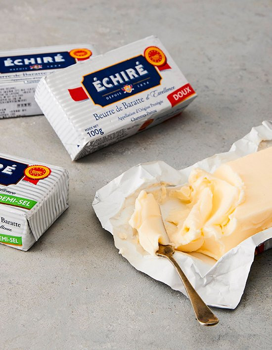 Salted Churned Butter by Echire, 8.8 oz - Imported from France