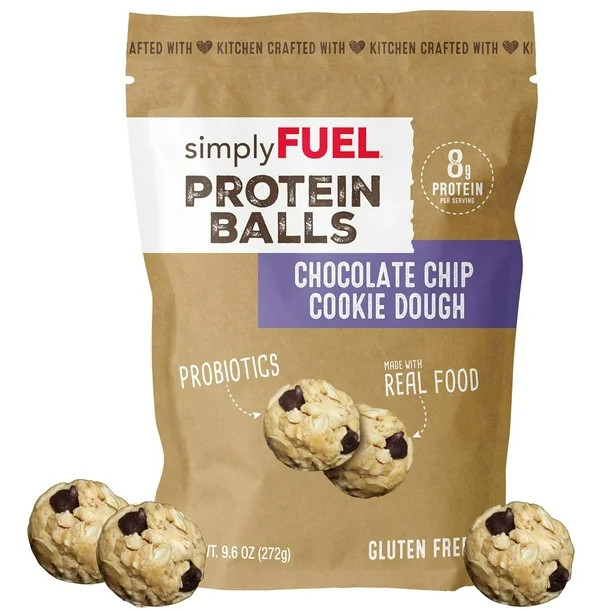 simplyFUEL Chocolate Chip Cookie Dough Protein Ball - Whole Food Balls ...