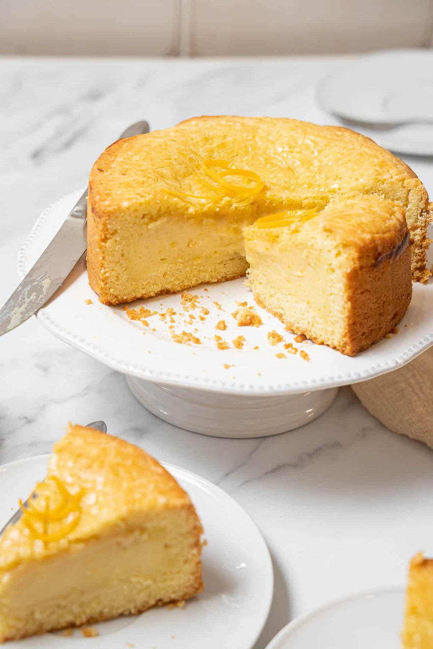 Basque Cake, Original Vanilla Lemon, Serves 6 - 8