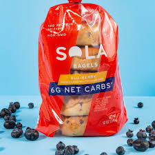 SOLA Low Carb Bagels - Everything