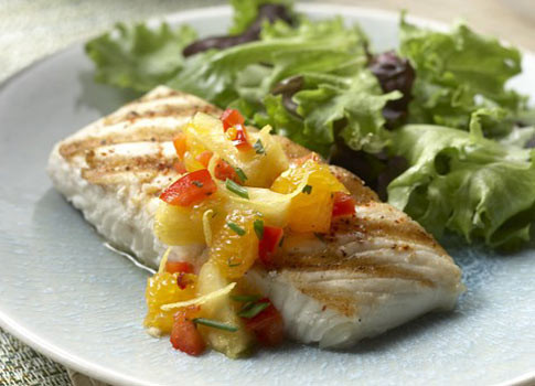 Wild Alaskan Halibut Fillets- 6 of 6 oz each - Skin Off