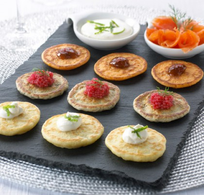 Mini Blinis - Hand Made - 36 pieces per tray