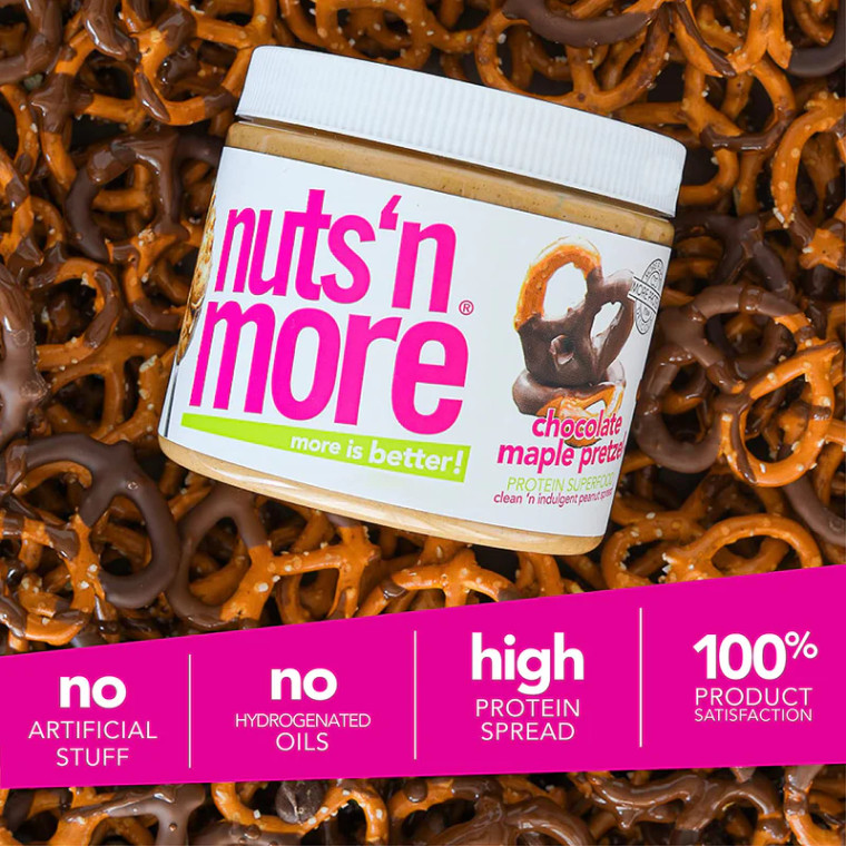 Nuts ‘N More Chocolate Maple Pretzel Peanut Butter Spread, Added ...