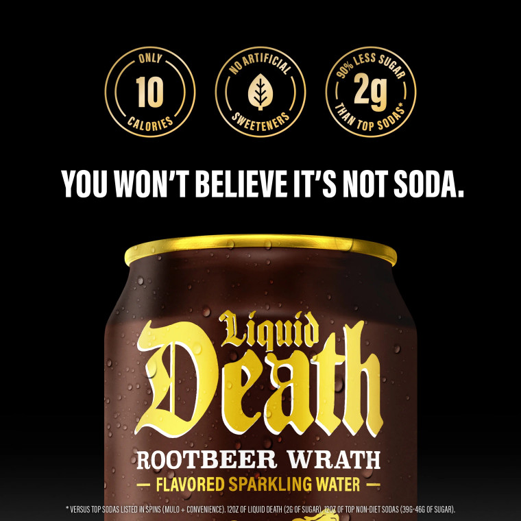 Liquid Death, Soda Flavored Sparkling Water Variety Pack - 12 Pack - 12 ...