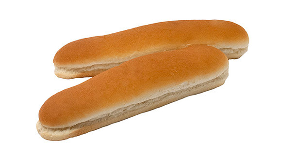 Foot Long Hot Dog Buns - includes 6