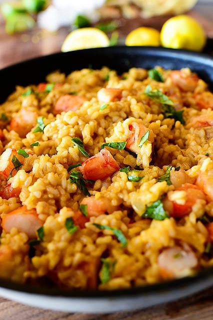 Lemon Basil Shrimp Risotto