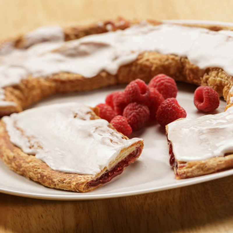 Holiday Danish Kringles - Pecan and Raspberry Kringle