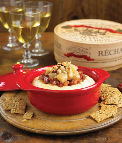 BRIE CHEESE, BRIE BRULEE TOPPINGS & CHEESE BAKER GIFT SET