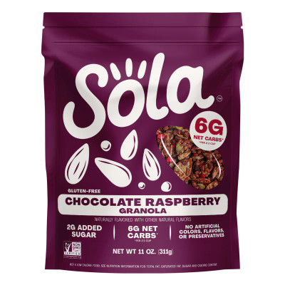SOLA Chocolate Raspberry Granola