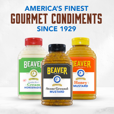 Beaver Condiments Variety Pack, Hot Cream Horseradish, Stone Ground ...