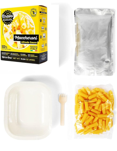 Bravo Bravissimo Maccheroni Italian Pasta Noodles, Comes in Alfredo ...