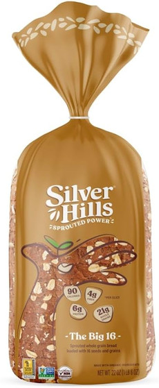 Silver Hills The Big 16 Bread, Low Fat Bread, Made with Organic ...