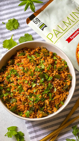 Palmini Spanish Rice - Low Carb, Low Calorie Hearts of Palm Rice - 8 oz ...