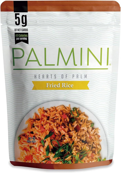 Palmini Fried Rice - Low Carb, Low Calorie Hearts of Palm Rice - 8 oz ...