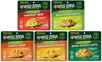 Wild Zora Instant Organic Quinoa Bowl Meals Variety Pack - Instant ...