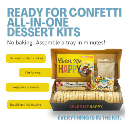 Gourmet Artisan Ready for Confetti Crackers Dessert Snack Kit - 20 Count