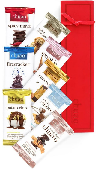 Chuao Chocolatier Taste the Joy Mini Gourmet Chocolate Bar Gift Box ...