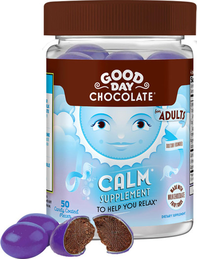Good Day Chocolate Natural Calming Candy Coated Milk Chocolate, Blend ...