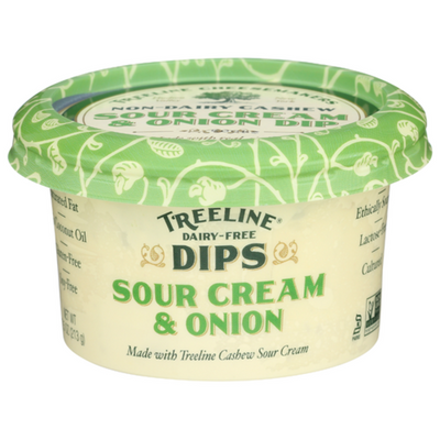 Treeline Sour Cream & Onion Dairy Free Dip, 7.5 oz - Pack of 2