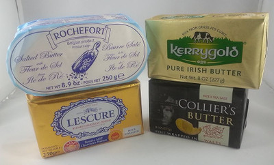 European Butter Variety Collection - Kerrygold Irish (8 oz), Rochefort ...