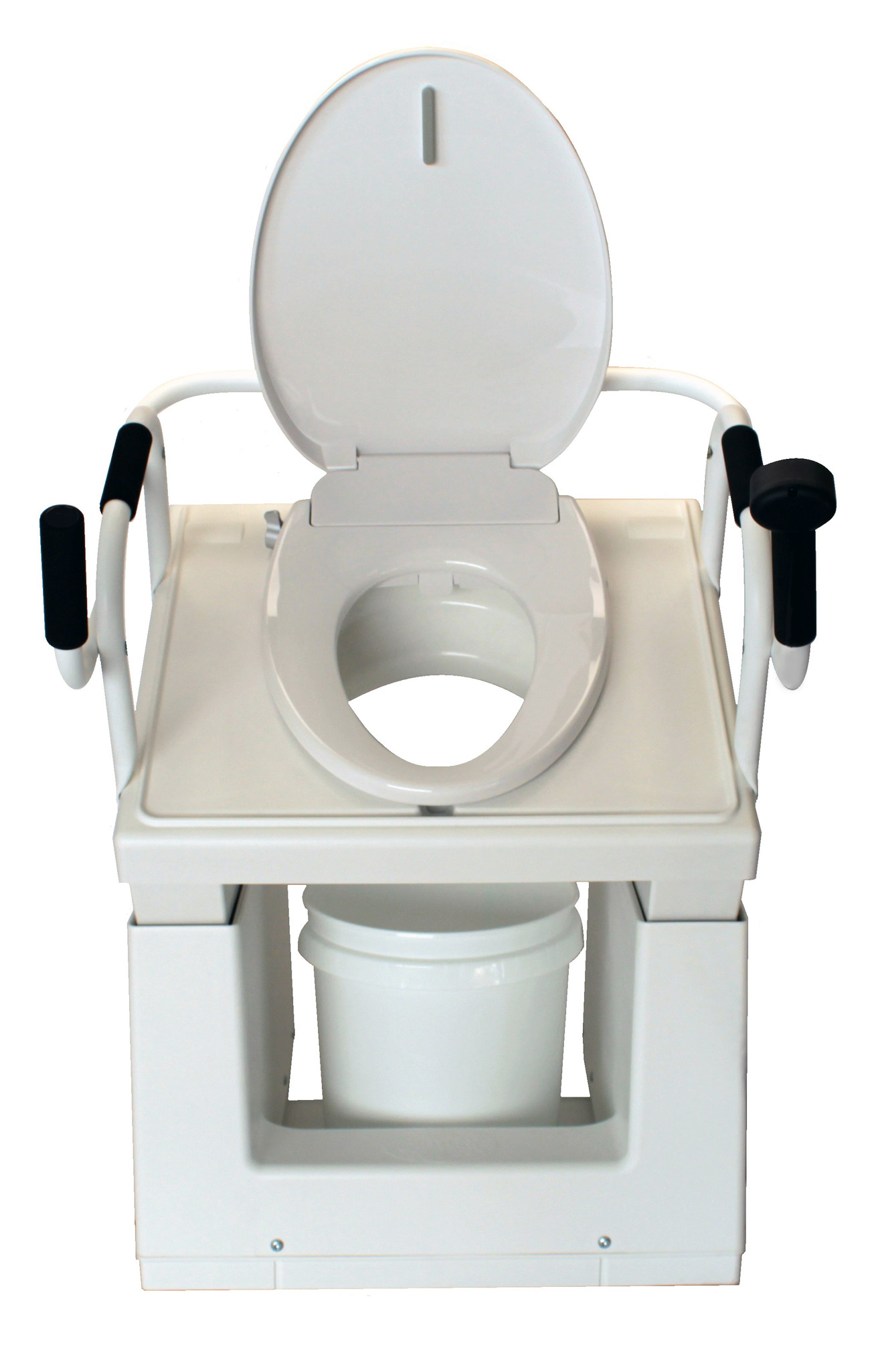 Powered Lift Commode Chair - wide handle TLCE002
