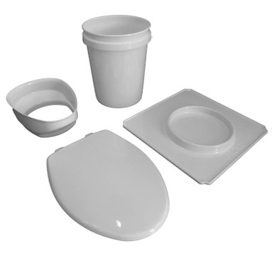 Commode conversion kit