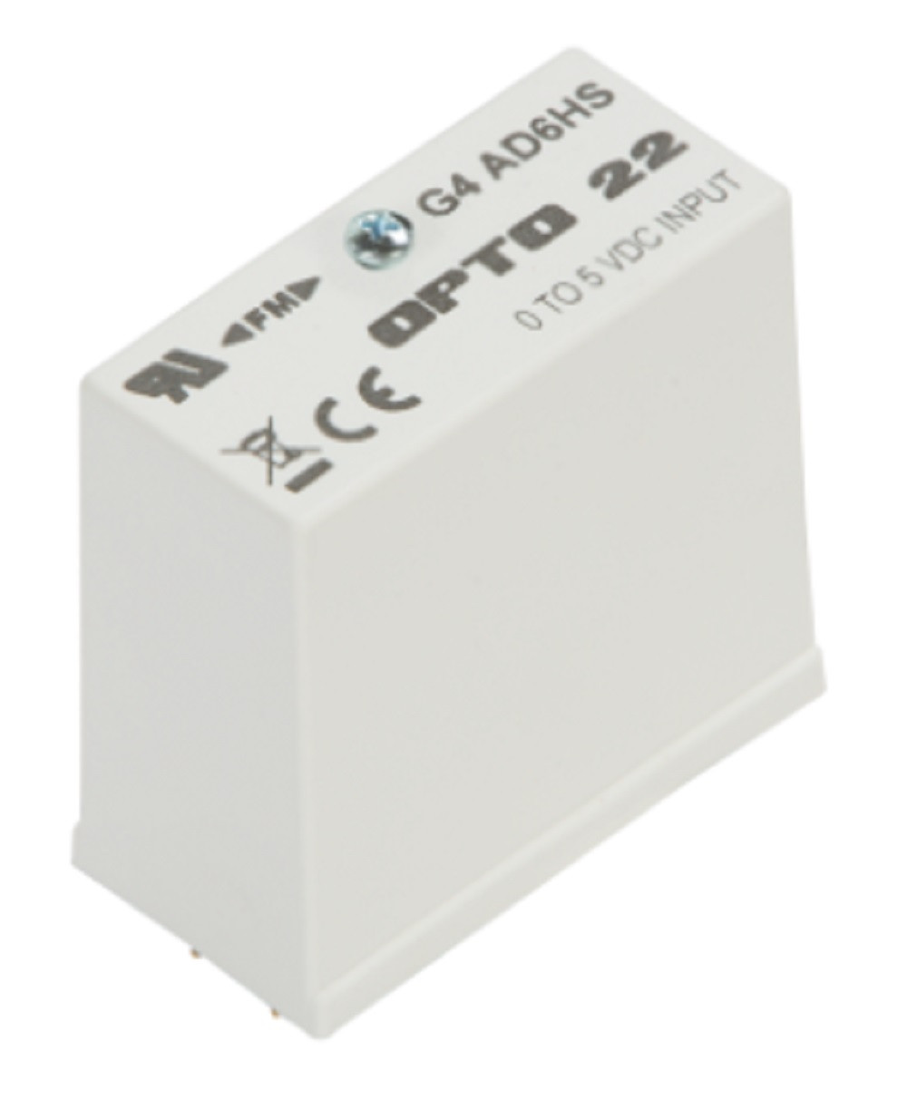 Opto 22 G4AD6HS G4 0 to +5 VDC Analog Input Logic Module, High Speed ...