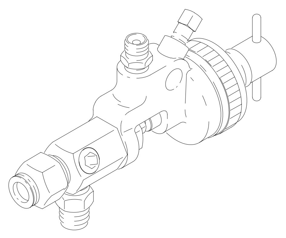 Graco 206-660 206660 Hydra-Mastic Stainless Steel Automatic Spray Gun ...