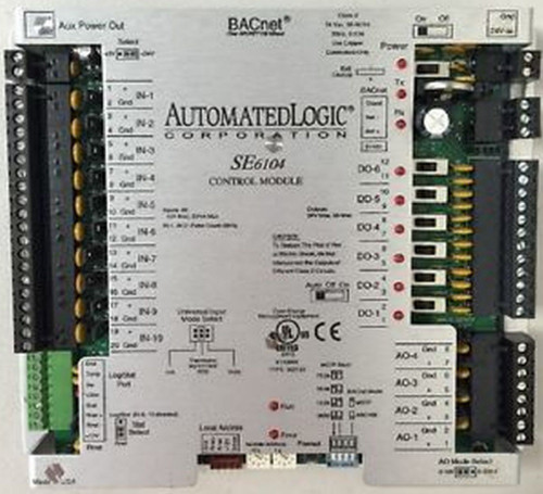 ALC Automated Logic Corporation SE6104a Single Equipment Controller, 20 ...