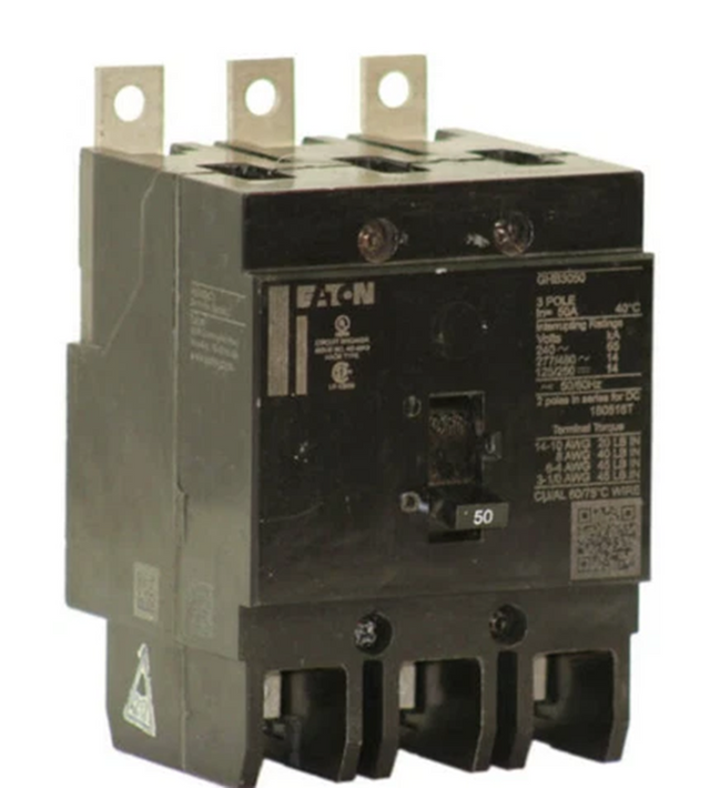 Eaton GHB3050 Circuit Breaker, Type GHB, 50A, 3-Pole, 480Y/277 Vac [New ...