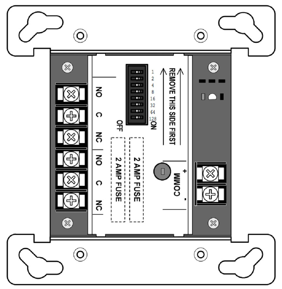 Tyco Simplex Grinnell 4090-9008 Dual Contact Relay IAM, Addressable ...