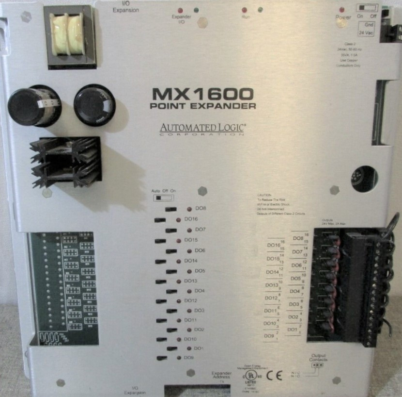 ALC Automated Logic MX1600 M-Line Expander Control Module, 16 Digital ...