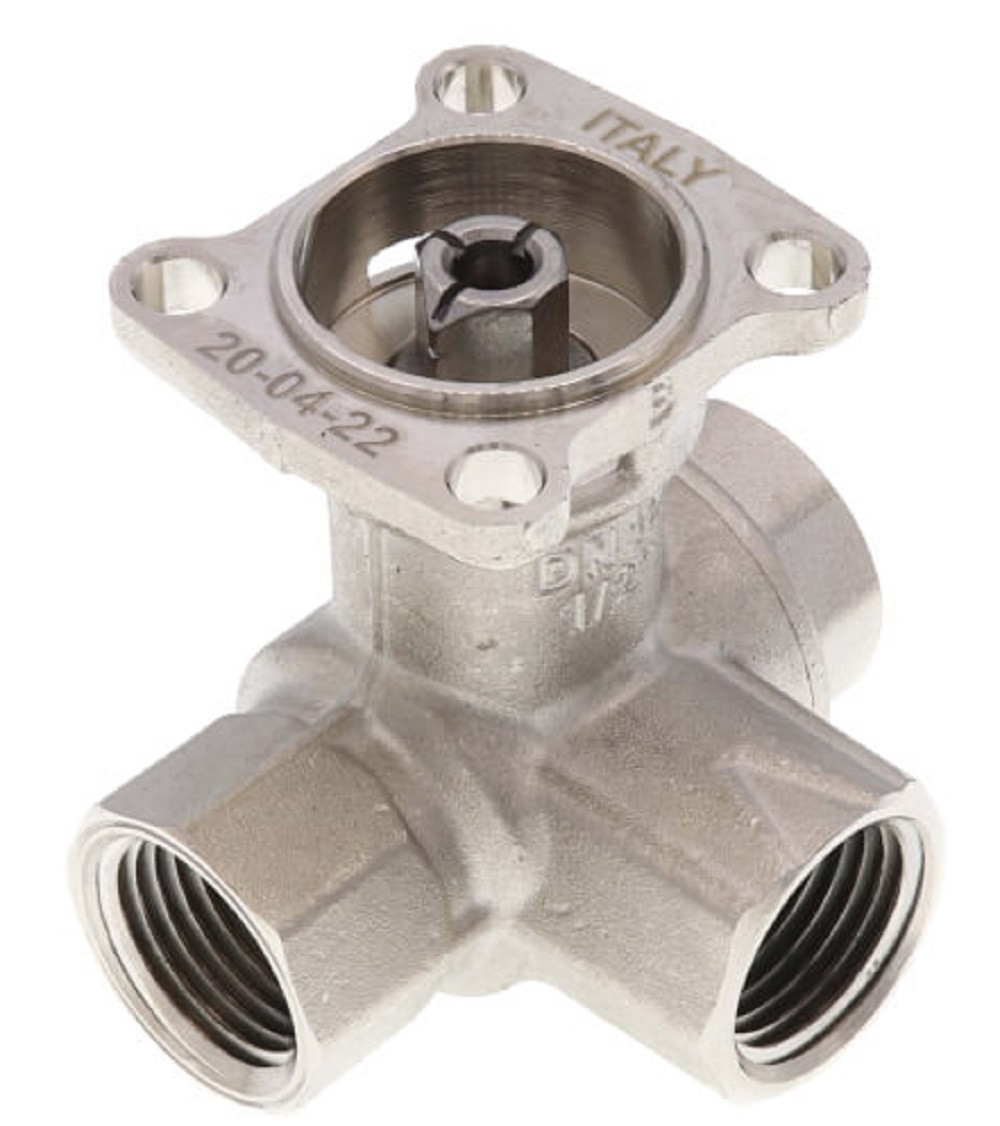 Belimo B315 1/2" B3 Series, 3-Way Brass Valve w/ Stainless Steel Ball ...