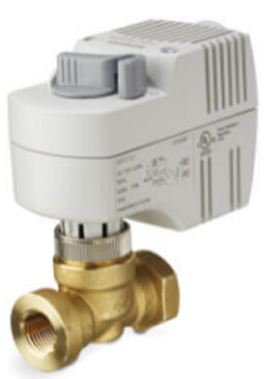 Siemens 243-00212 2-Way 3/4" Zone Valve, Cv 4.1, ANSI 125, NPT, With ...