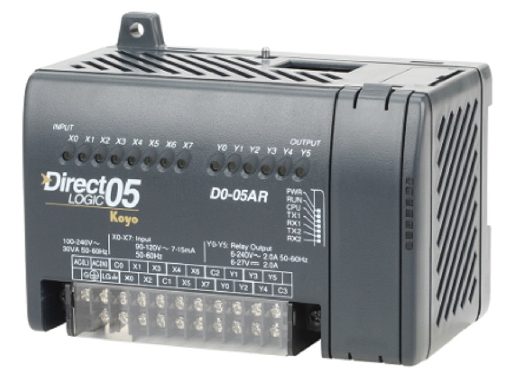 Automation Direct Koyo D0-05AR DL05 Direct Logic 05 PLC Program Logic ...