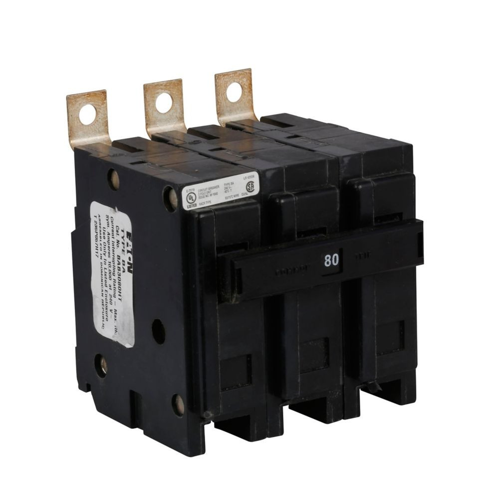 Eaton BAB3100HS Circuit Breaker, Type BAB, 100A, 3-Pole, 240V [New]