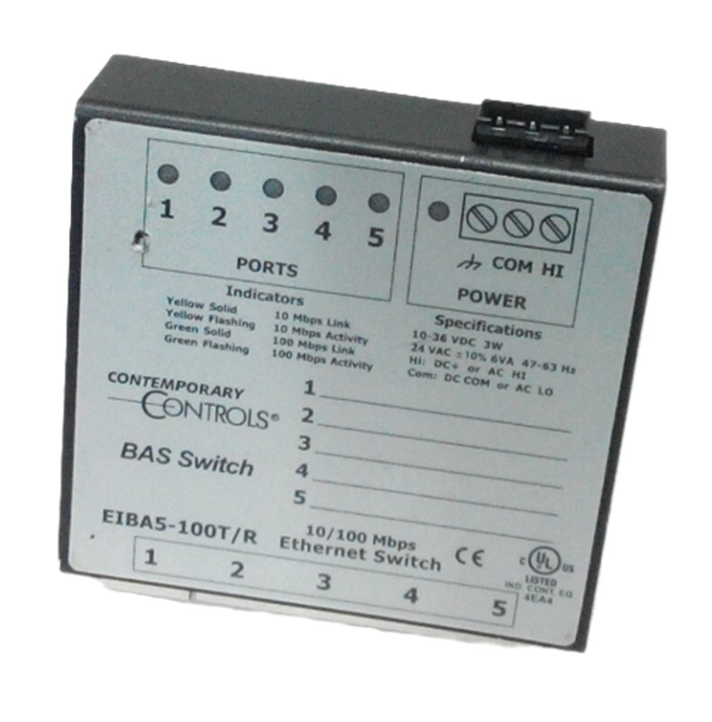Contemporary Controls EIBA5-100T/R Building Automation 10/100 Mbps ...