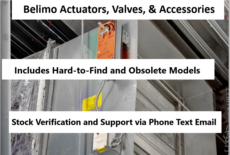 Belimo - Independent Stocking Distributor of Belimo Actuators, Valves, Accessories - B2E Surplus ...