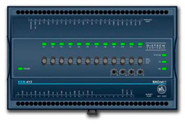 Distech CDIB-410X-00 ECB-410 BACnet Programmable Controller, 12 UI and ...